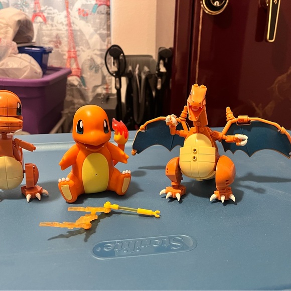 Mega Blocks | Toys | Pokemon Charizard And Charmander Figurines | Poshmark